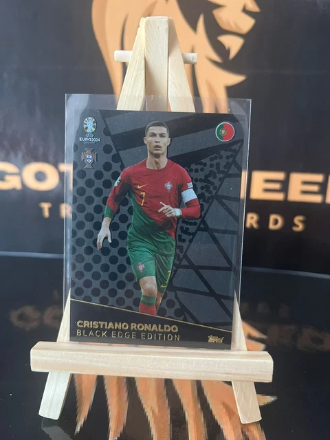 MATCH ATTAX UEFA Euro Germany 2024 Cristiano Ronaldo Portugal Black Edge Edition £8.00 - PicClick UK