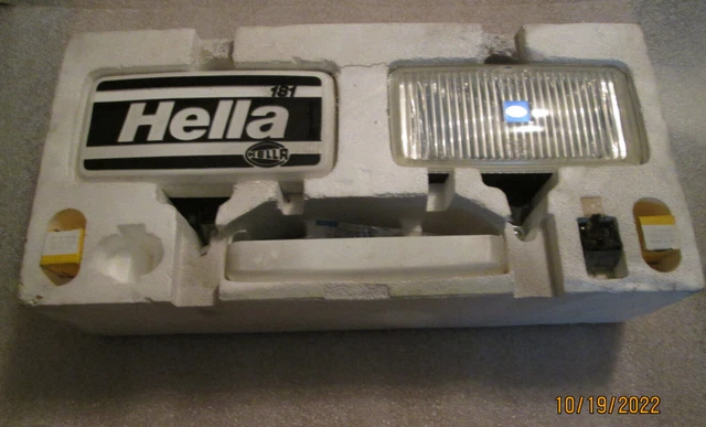 VINTAGE NOS HELLA Driving Lamps Fog Lights Bmw Mercedes Benz Porsche ...