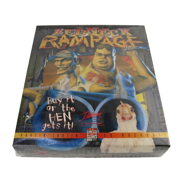 REDNECK RAMPAGE BIG Box PC CD-ROM 1997 ***NUOVO & SIGILLATO*** EUR 406 ...