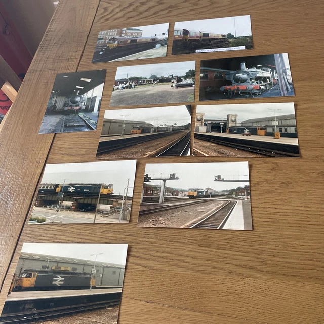 50 RAILWAY TRAIN LOCOMOTIVE PHOTOGRAPHS LATE 1980’s/90’s BATCH 4 £3.99 ...