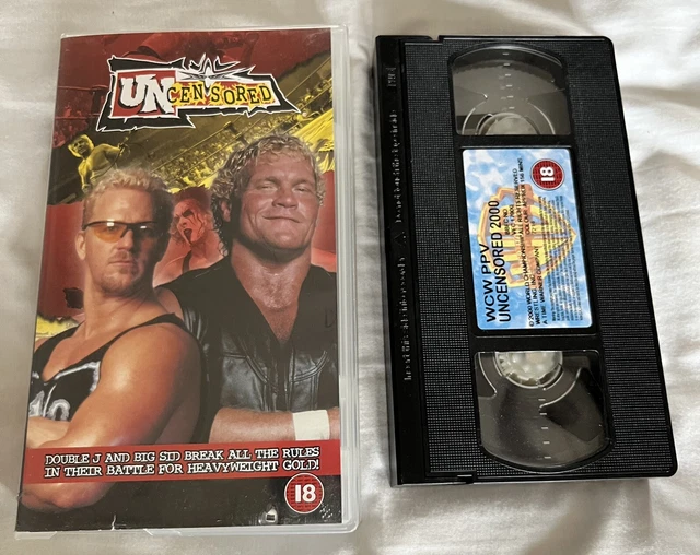 WCW UNCENSORED 2000 Wrestling VHS Video Tape, NWO, WWE, Old Skool, 18 EUR 13,97 - PicClick FR