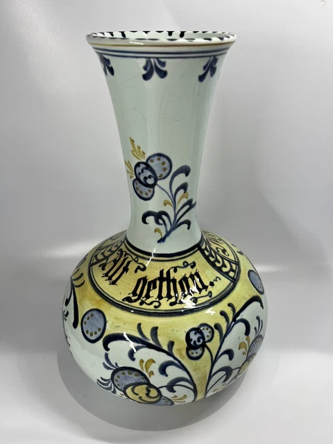 LARGE C19TH GERMAN Georg Schmider Zell Pottery Vase £24.99 - PicClick UK