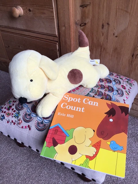 JASNOR 2007 ERIC Hill Dog Puppy Yellow Soft Plush Toy 13" Spot Can ...