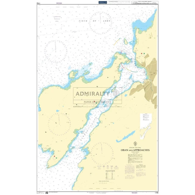 ADMIRALTY CHART 1790: Oban and Approaches | Official Chart £47.59 ...