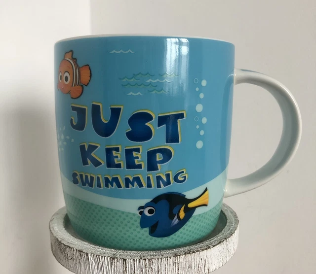 DISNEY PIXAR FINDING Nemo And Dory ‘Just Keep Swimming’ Mug £10.99 ...
