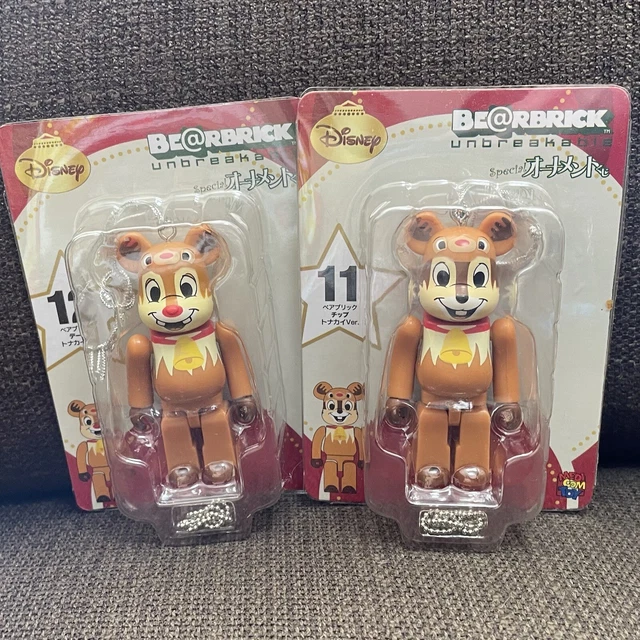 BEARBRICK CHIP AND Dale Reindeer Ornament Japan Unbreakable Lottery ...