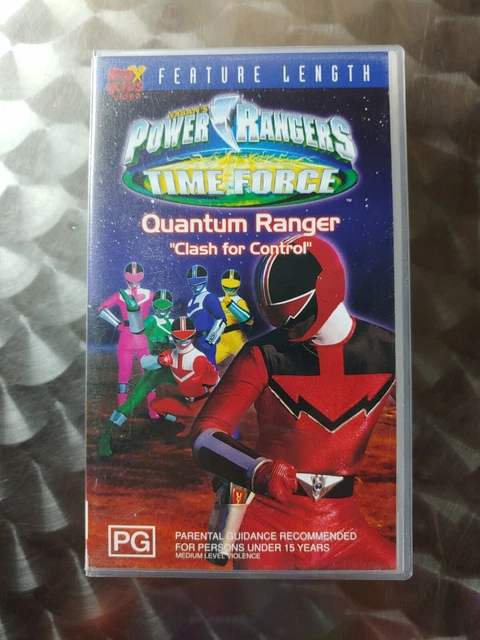 POWER RANGERS TIME Force: Quantum Ranger - VHS Movie Video Tape £5.21 ...