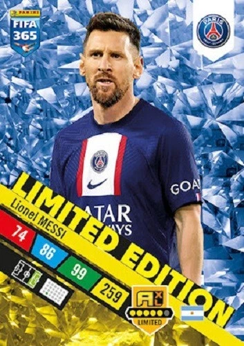 FIFA 365 ADRENALYN 2023 Lionel Messi Paris Magician Card Panini # 242 £ ...