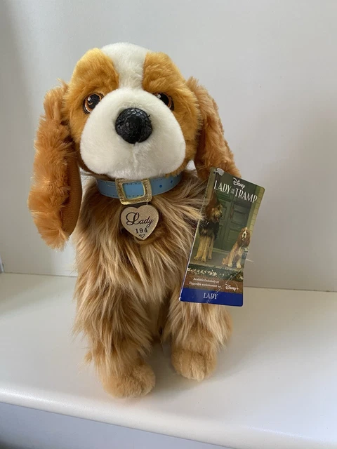 DISNEY STORE LIVE Action Lady & The Tramp Soft Plush Toy New With Tags ...