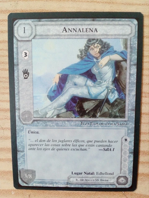 CARTA TRADING CARD Annalena - El Señor De Los Anillos EUR 1,00 ...