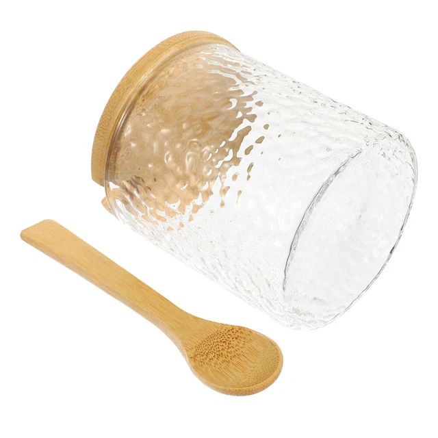SALT JAR CANISTER Storage Canister Tea Canister Sugar Jar With Spoon ...