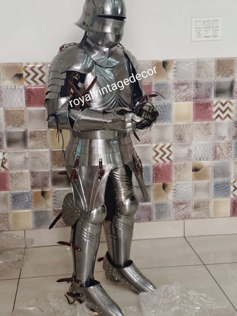 MEDIEVAL SCA GOTHIC Medieval Full Body Armor Suit LARP Cosplay Gothic ...