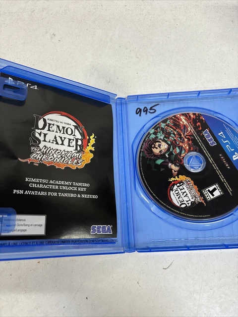 DEMON SLAYER - Kimetsu No Yaiba - Les Chroniques Hinokami PlayStation 4 ...