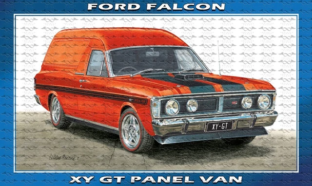 FORD FALCON XY GT Panel Van RED flag/banner 150cm x 90cm NEW $39.95 ...