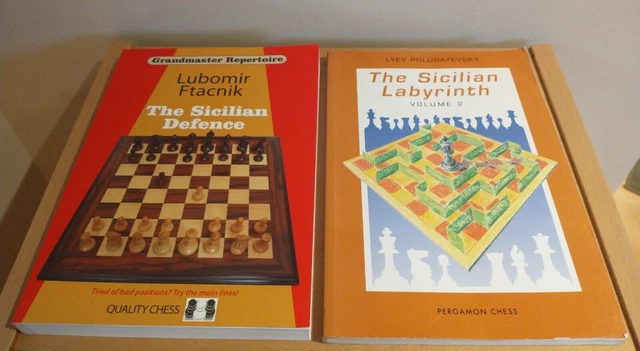 LOT 2 CHESS books - Sicilian Labyrinth Defence Grandmaster Rep ...
