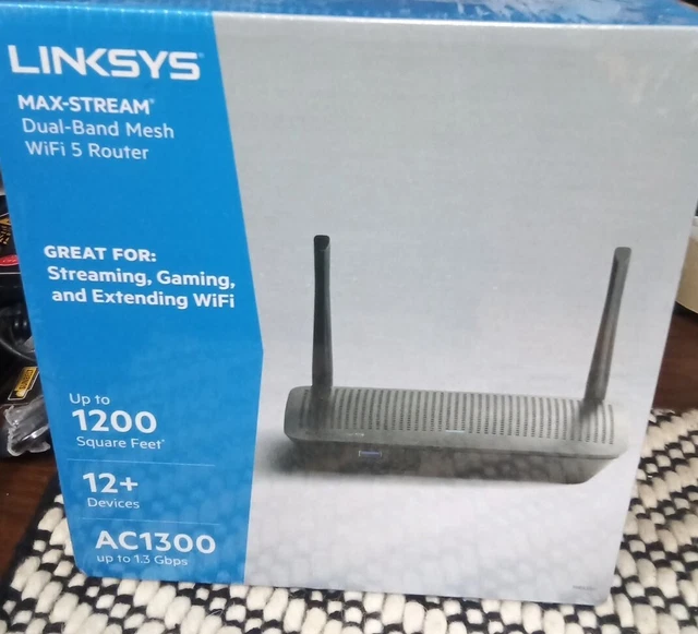 LINKSYS - MAX Stream Dual Band Mesh WiFi 5 Router - Model:# MR6350 ...