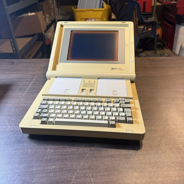 VINTAGE ZENITH DATA Systems ZFL-181-93 Portable Laptop Computer ...