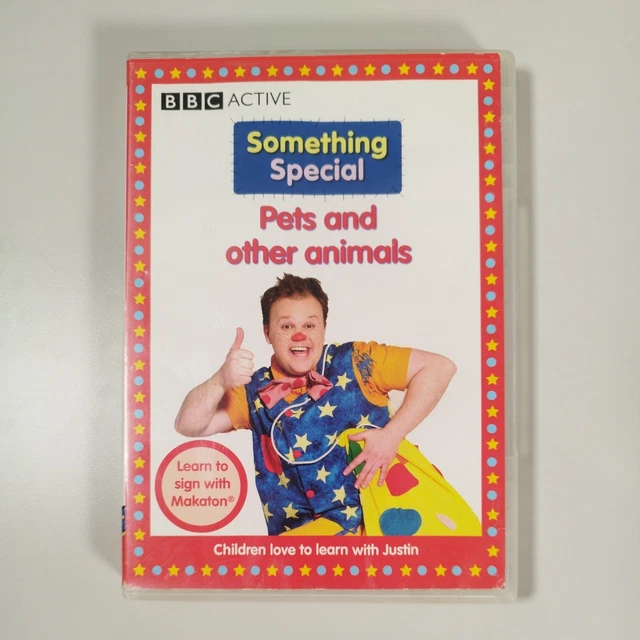 SOMETHING SPECIAL - Pets And Other Animals BBC DVD Makaton learn to ...