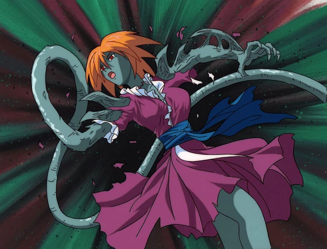BAKURETSU HUNTERS PLAYSTATION PS1 Anime Cel Guernica Sorcerer Hunters ...