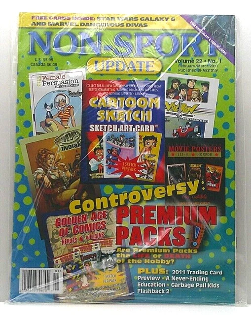 NON-SPORT UPDATE VOL 22 #1 Trading Cards Magazine Star Wars Marvel ...