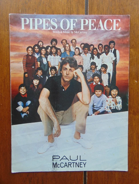 PAUL MCCARTNEY PIPES Of Peace Sheet Music £8.99 - PicClick UK