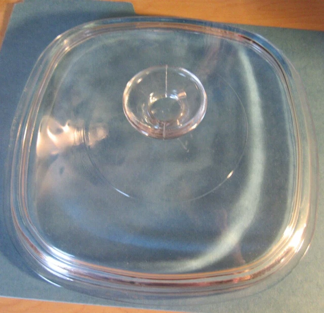 PYREX GLASS LID A-9-C 8. 5 " Corning Ware Square Glass Replacement 15 ...