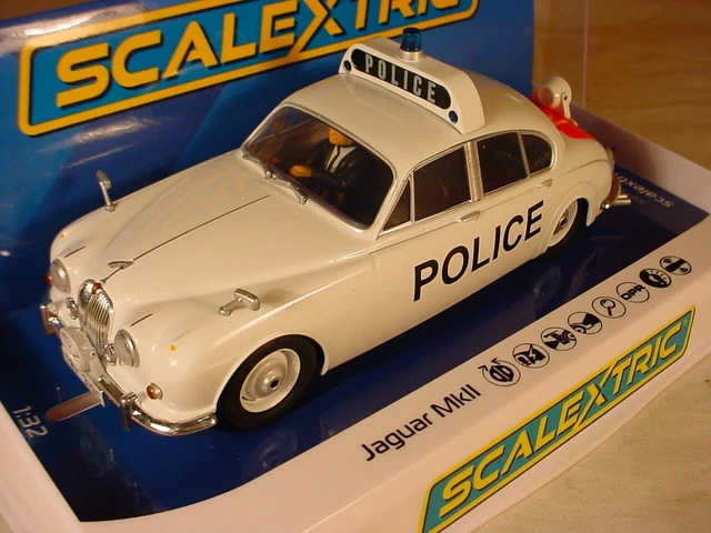 SCALEXTRIC JAGUAR MKII Police Car C4420 MB DPR £0.95 - PicClick UK
