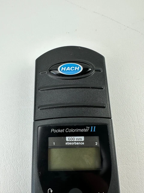 HACH POCKET COLORIMETER II Absorbance 600nm - Model # 5953060 $125.00 ...