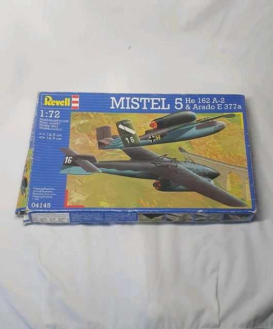 REVELL 1/72 MISTEL 5 - Heinkel He 162 A-2 & Arado Ar E 377 a. Unstarted ...