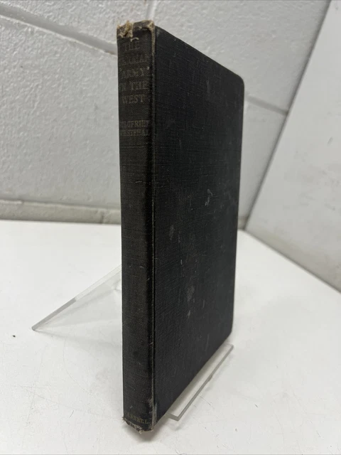 VINTAGE BOOK GERMAN Army In The West General Westphal Nazi Germany Ww2 ...