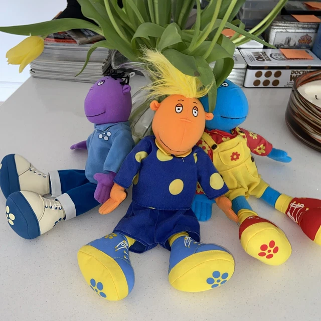 VINTAGE HASBRO 3 X Tweenies Milo Bella Jake 13" Tall Soft Plush Toy ...