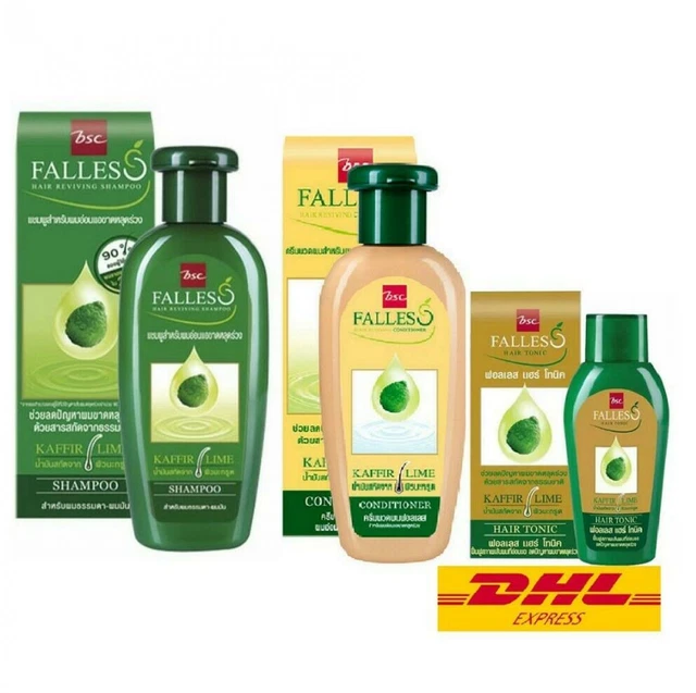 BSC FALLESS HAIR Reviving Shampoo Conditioner Tonic Kaffir Lime Set 3 ...