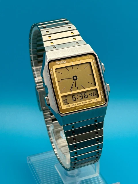 CASIO AE-90W DIGITAL Hands Vintage Lcd Digital Watch - 1982 - Fully ...