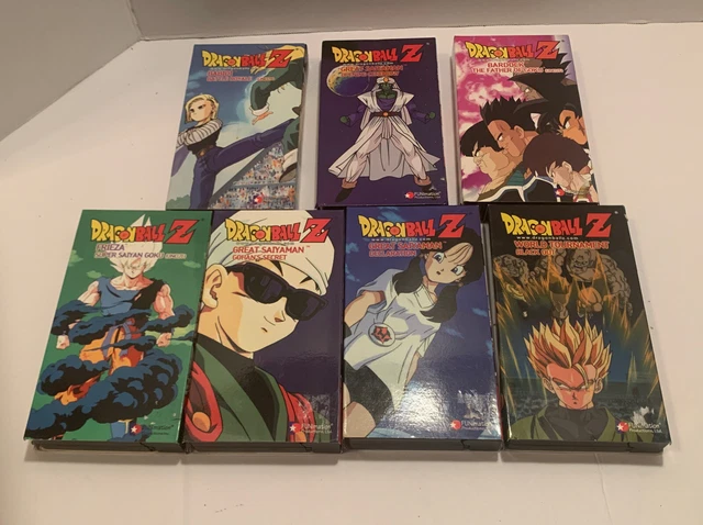 ANIME VHS DRAGON Ball Z. Lot VHS mixte. Lot de 7 ! Funimation ...