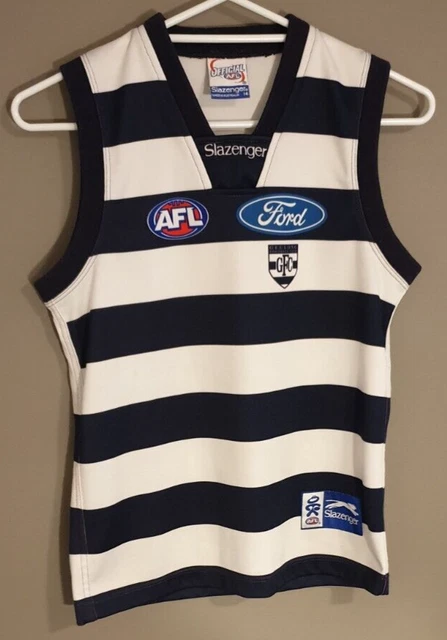 GEELONG CATS SLAZENGER AFL Early Vintage 2000s Home Guernsey Jumper ...
