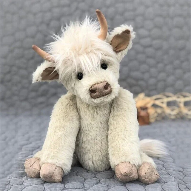 25CM CUDDLY HIGHLAND Cow Soft Toy Living Nature Teddy Plush Toys Doll ...