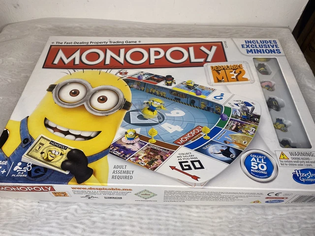 MONOPOLY DESPICABLE ME 2 Minions BOARD GAME BY HASBRO. £5.00 - PicClick UK