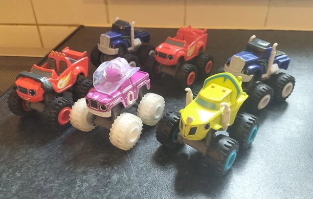 6 BLAZE AND The Monster Machines Veicoli Starla Zeg 2X Blaze & 2 ...
