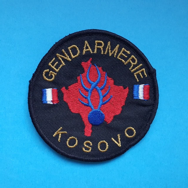 FRANCE FRENCH POLICE GENDARMERIE KFOR Kosovo Mission Badge Patch ...