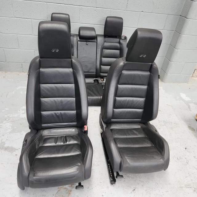 VW GOLF R MK6 Complete Set of Heated Leather Seats No Rips or Tears EUR ...