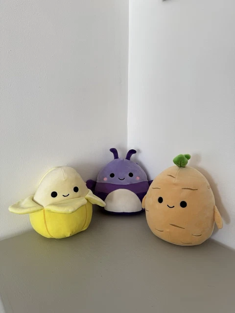 3 SQUISHMALLOWS SQUISHY Plushie Bundle Junie /Jyri/ Axel £30.00 ...