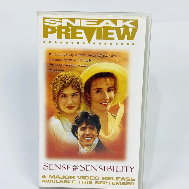 SENSE & SENSIBILITY 1995 Time Coded VHS PAL- As New - Critic Review ...