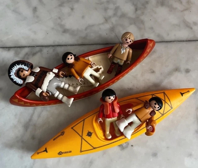 LOT DE PLAYMOBIL - Kayak et indien EUR 4,10 - PicClick FR