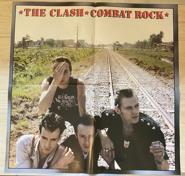THE CLASH COMBAT Rock LP Poster Rare and original 61cm x 61cm £37.50 ...
