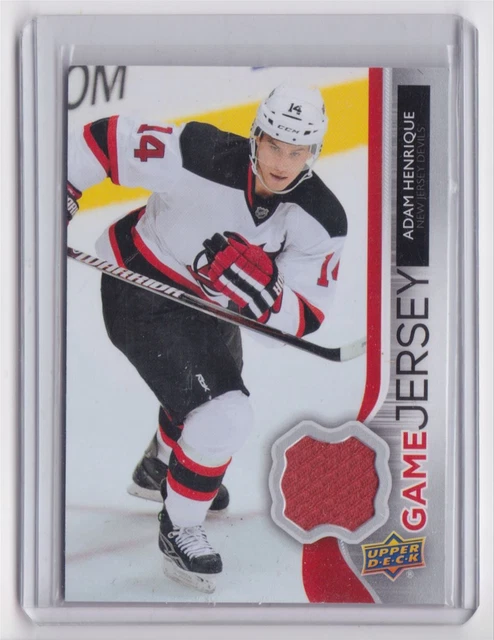 2014-15 UPPER DECK Game Jerseys Adam Henrique New Jersey Devils #GJ-AH ...