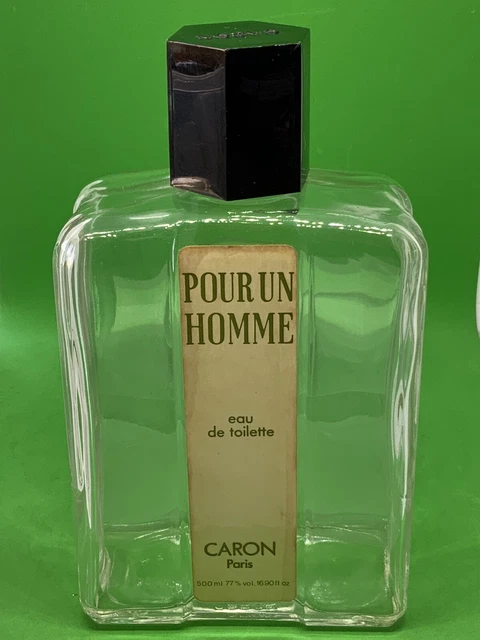CARON POUR UN homme eau de toilette 500 ml vide flacon de parfum ...