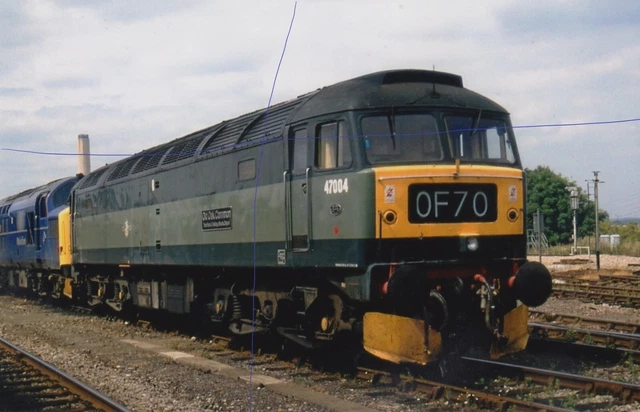 DIESEL TRAIN PHOTO Railway Picture Br Class 47 Photograph 47004 In ...
