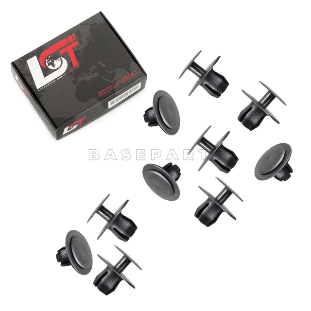 10X RIVETS À Expansion Clips de Fixation Coffre Habillage pour Mercedes ...