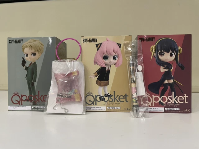 SPY X FAMILY Loid Yor Anya Forger Figure A Set of 3 Qposket New EUR 114 ...