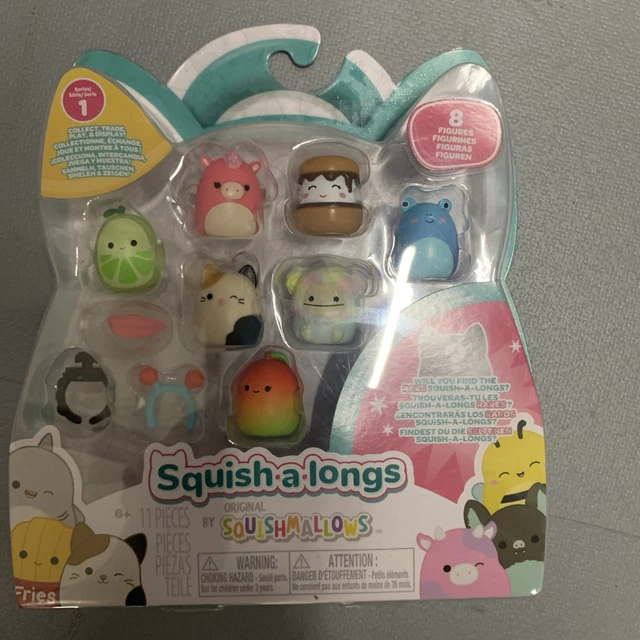 SQUISH-A-LONGS BY ORIGINAL Squishmallows 8 Pack - Series 1, Style 2 ...